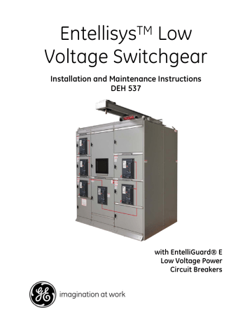 ABB Entellisys Low Voltage Switchgear Instructions | Manualzz