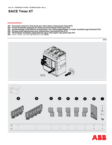 ABB ES - Front terminals splayed Instructions | Manualzz