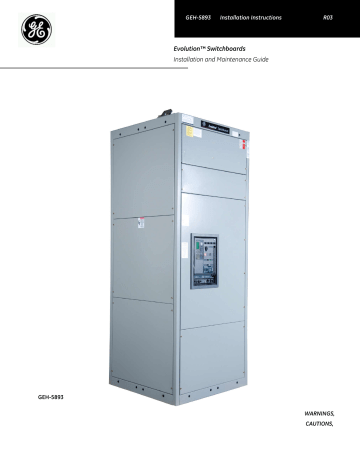 ABB Evolution Switchboards Instructions | Manualzz