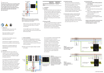 ABB Furse ESP 415T2 Surge Protection Series Installation Guide | Manualzz