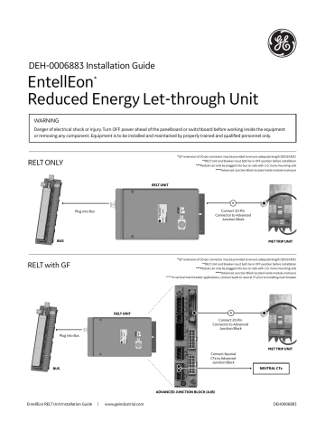 ABB GE EntellEon RELT Unit Installation Manual | Manualzz
