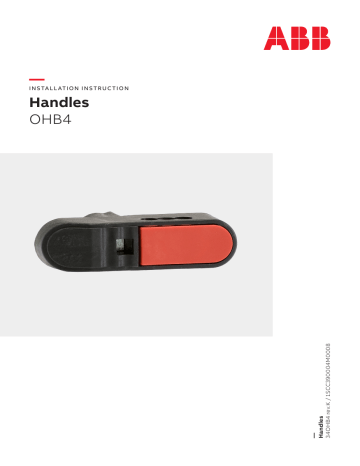 ABB Handles OHB4 Instructions | Manualzz