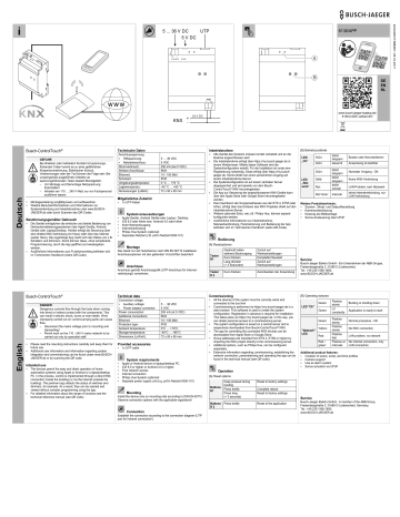 ABB 6136/APP Installation and Operating Instructions | Manualzz