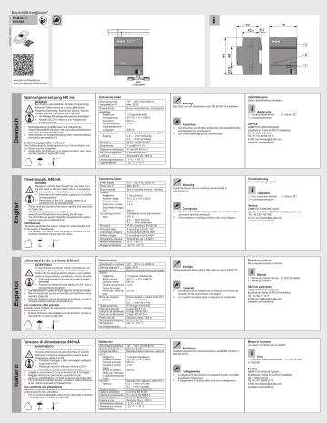 ABB 6201/640.1 Installation and operating instructions | Manualzz