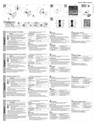 ABB 6224/2.0 RTC-F-1 Installation and operating instructions | Manualzz
