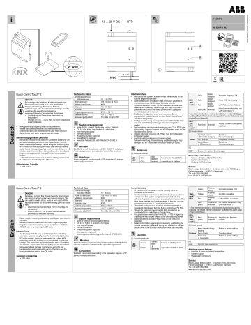 ABB CT/S2.1 Installation and Operating Instructions | Manualzz
