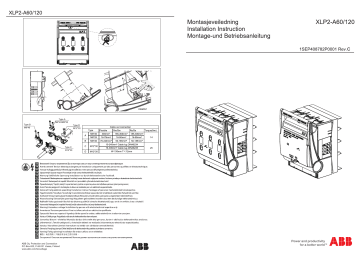 ABB XLP2-A60/120 Instructions | Manualzz