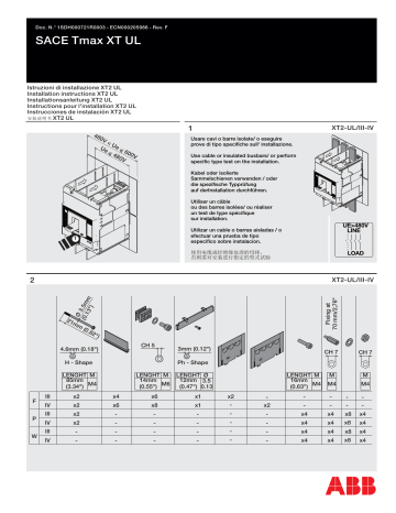 ABB XT2 UL Guida d'installazione | Manualzz