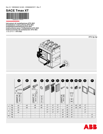 ABB XT5 IEC Installation Instructions | Manualzz
