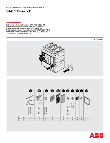 ABB XT5 IEC 800V DC Installation Instructions | Manualzz