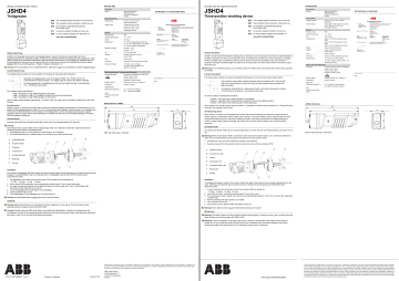 ABB JSHD4 Quick Guide | Manualzz