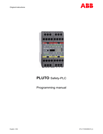 ABB Pluto Programming Instructions | Manualzz