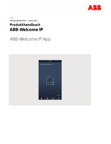 ABB Welcome IP App Product Manual | Manualzz