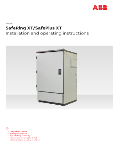 ABB SafePlus XT/ SafeRing XT Installation Manual | Manualzz