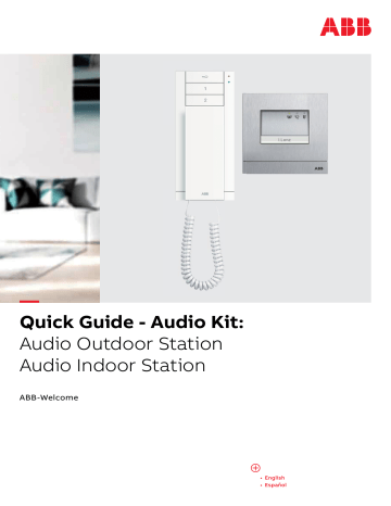 ABB Audio kit, Audio OS & AIS handset M20021 Quick Guide | Manualzz
