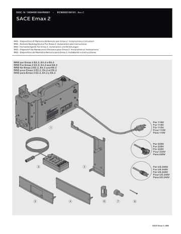 ABB Remote Racking Device Instructions | Manualzz