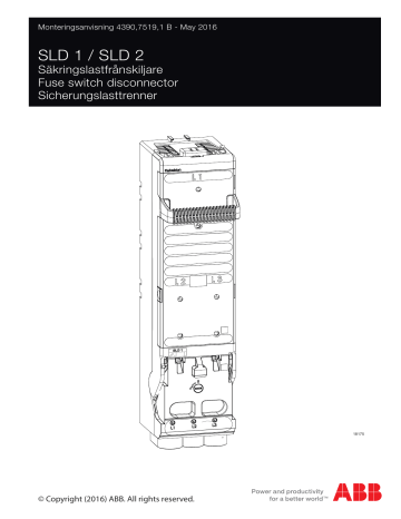 ABB SLD 1 / SLD 2, Fuse switch disconnector Instructions | Manualzz