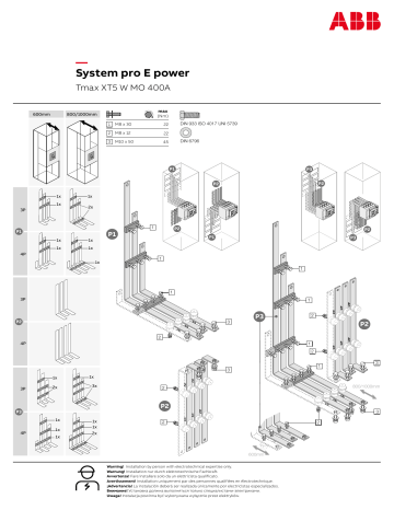 ABB System pro E power RBBS-CH Mounting Instruction | Manualzz