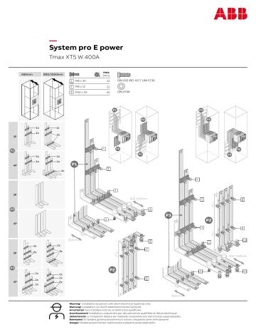 ABB System pro E power RBBS-CH Mounting Instruction | Manualzz