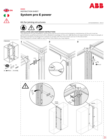 ABB System pro E power TBBS Kit Instruction manual | Manualzz