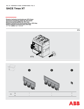 ABB Terminal insulating plate Instructions | Manualzz