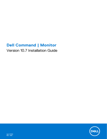 Dell Monitor Command Installation Guide | Manualzz