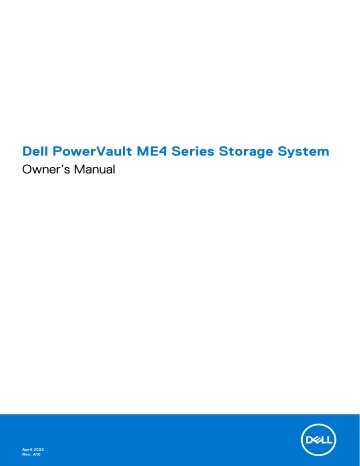 Dell EMC PowerVault ME4084 storage Owner's Manual | Manualzz