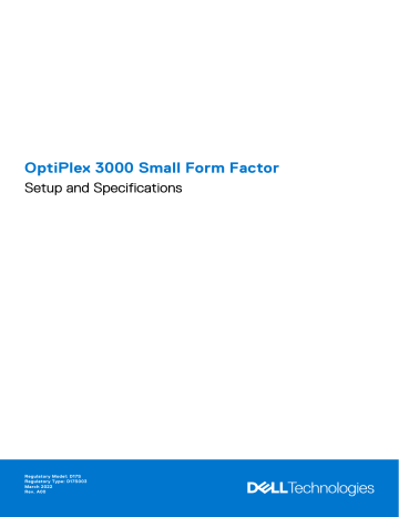 Dell OptiPlex 3000 desktop Specifications | Manualzz