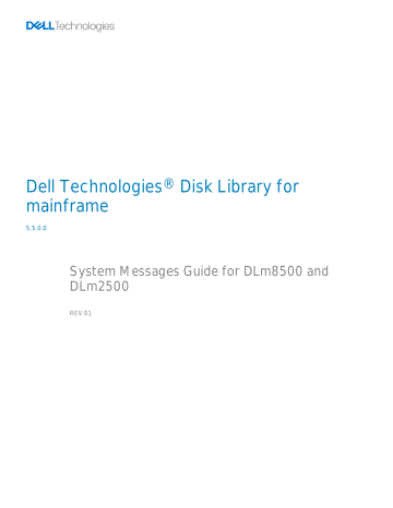 Dell Disk Library for mainframe DLm8500 storage enterprise ...