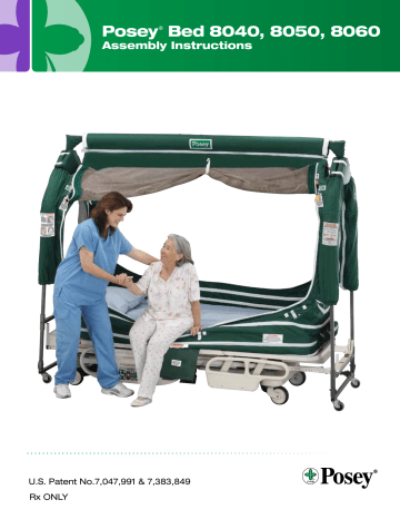 Posey 8060 Bed Assembly Instructions Instructions for use | Manualzz