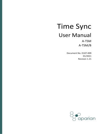 ProSoft Technology A-TSM/B ProductsTime Sync Module User Manual | Manualzz