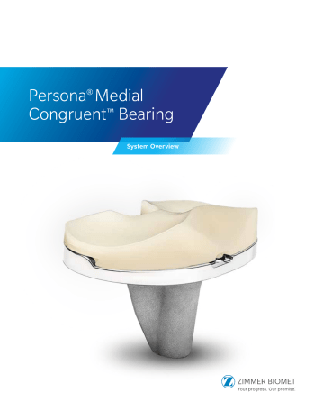 Zimmer Persona The Personalized Knee Owner's Manual | Manualzz