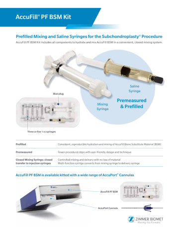 Zimmer The Subchondroplasty (SCP) Procedure Owner's Manual | Manualzz