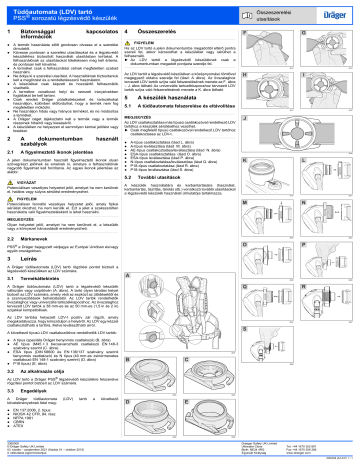 Dräger AI Lung Demand Valve Holder Assembly Instruction | Manualzz