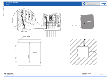 Dräger REGARD 3000 Base Unit Assembly Instruction | Manualzz