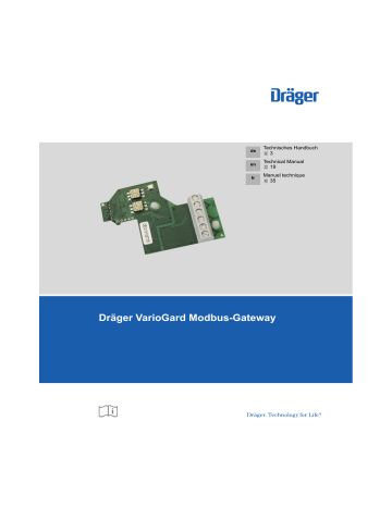 Dräger TM-VarioGard Modbus Gateway Benutzerhandbuch | Manualzz