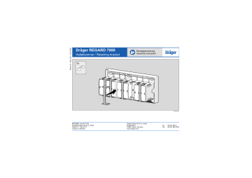 Dräger AI-REGARD 7000 Retaining bracket Assembly Instruction | Manualzz