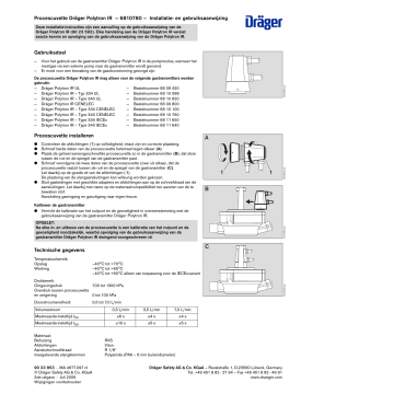Dräger AI-Process cuvette Polytron 2 IR Handleiding | Manualzz
