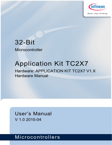 Infineon KIT_AURIX_TC297_TFT Evaluation Board User Manual | Manualzz