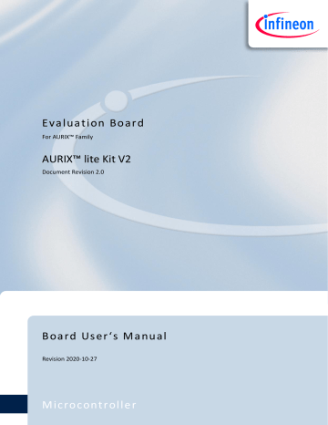 Infineon KIT_A2G_TC375_LITE Evaluation Board User Manual | Manualzz