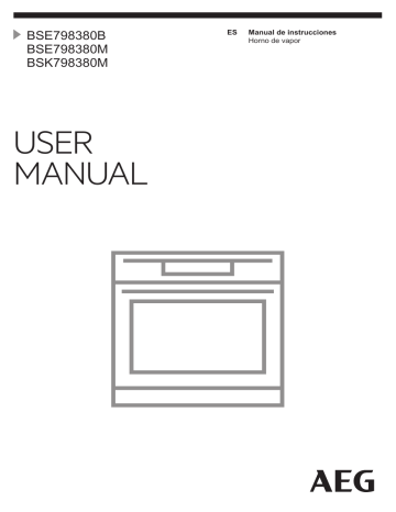 AEG BSE798380B Horno multifunción Manual de usuario | Manualzz