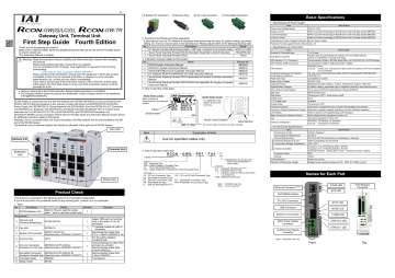 IAI America RCON-EXT-NP/PN First Step Guide | Manualzz