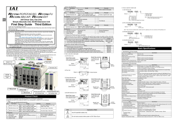 IAI America RCON-PS2 First Step Guide | Manualzz