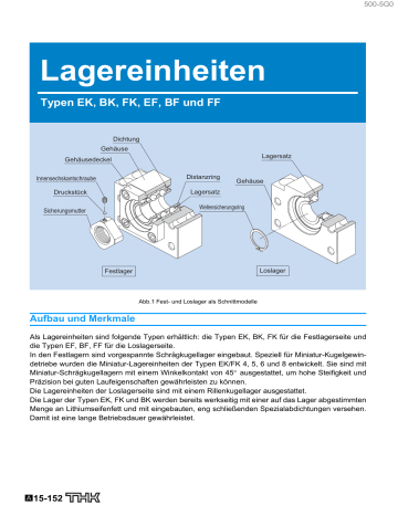 THK EK 8 Benutzerhandbuch | Manualzz