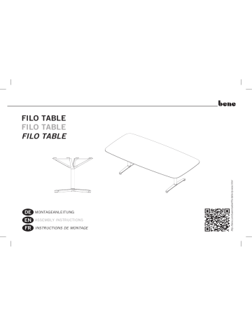 BENE FILO TABLE Montageanleitung | Manualzz
