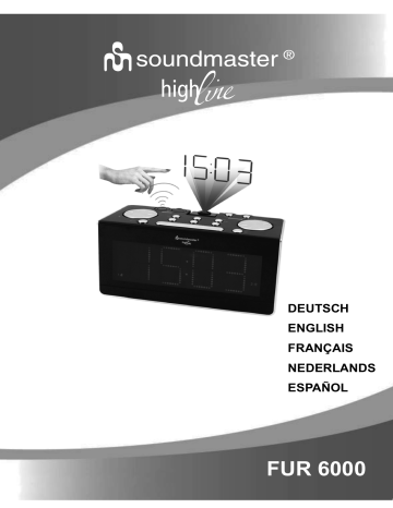 Soundmaster FUR 6000 Bedienungsanleitung | Manualzz