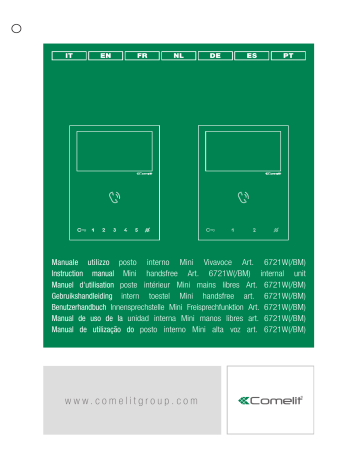 Comelit 6721W, 6821BM Benutzerhandbuch | Manualzz