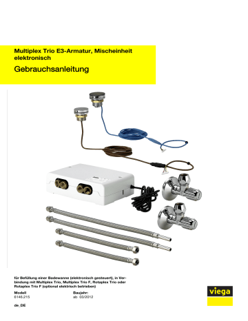 Viega Multiplex Trio E3 Bedienungsanleitung | Manualzz