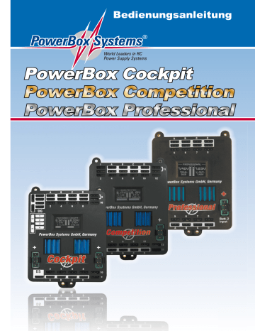 PowerBox Systems Professional Bedienungsanleitung | Manualzz