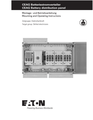 Eaton CEAG Montage- Und Betriebsanleitung | Manualzz